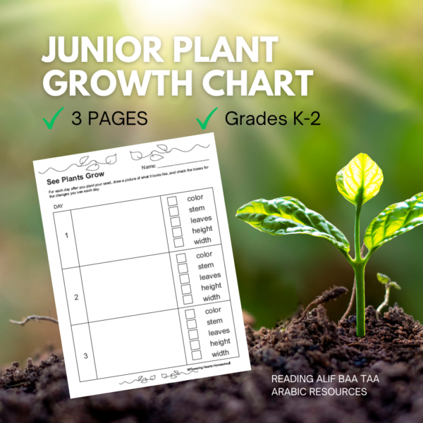 Junior Plant Growing Chart - The ISAC MTM